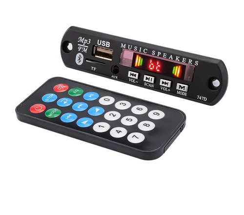 Bluetooth MP3 Decoder Audio Board USB TF FM AUX 12V Recording Decoding ...