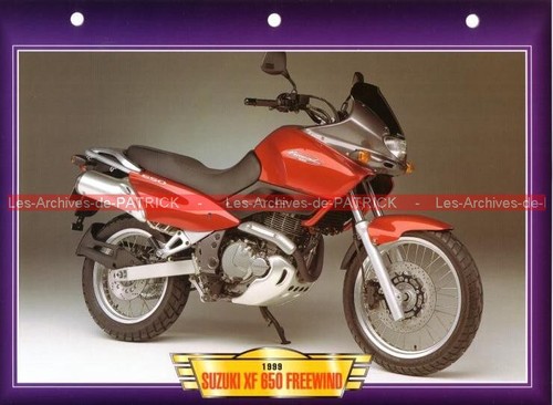 SUZUKI XF 650 Freewind XF650 1999 (1997-2002) : Fiche Moto #000703 | eBay