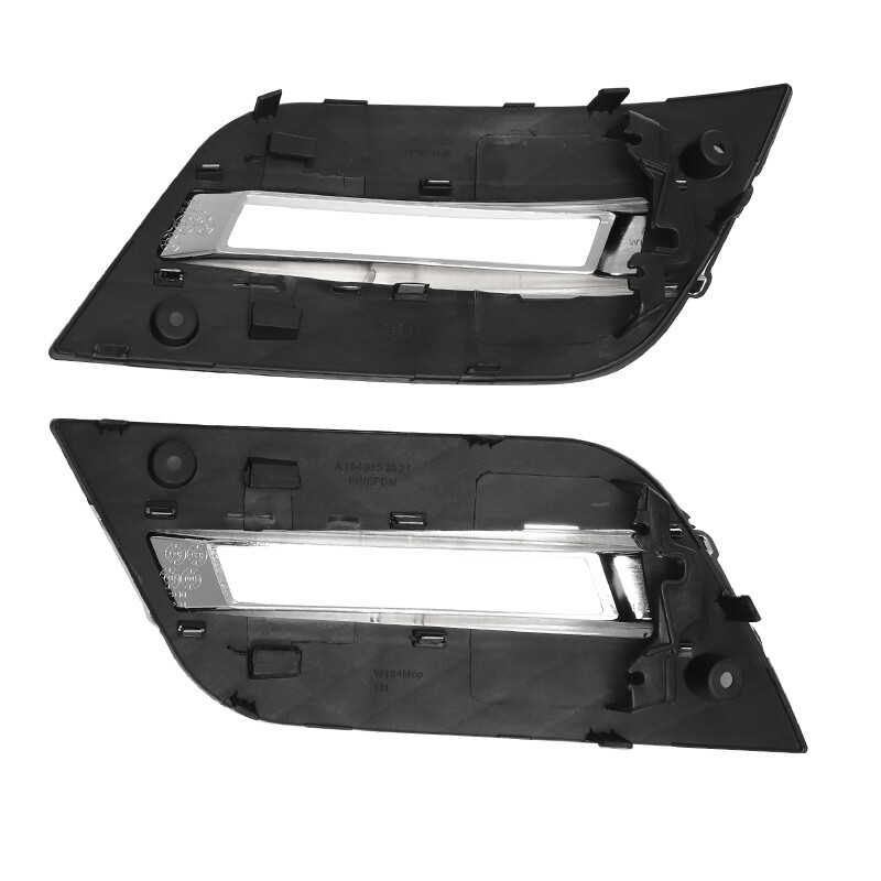 1 Pair Front Bumper Fog Light Grille Cover for MERCEDES Ml Class W164 ...