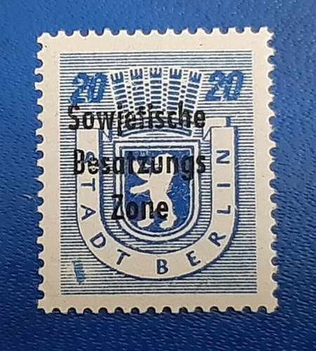 Germany Stamps Soviet Occupation Zone 20 Pfennig 1948 SBZ Mi. Nr. 205 ...