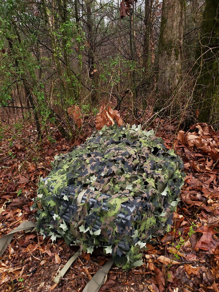 Large Pack Scrim (Camo Airsoft Sniper Ghillie Netting Tactical Military ...