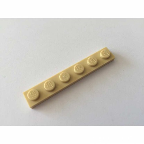 Plate 1x6 beige 4124067 pièce détachée Lego 10270 10278 41395 75290 ...