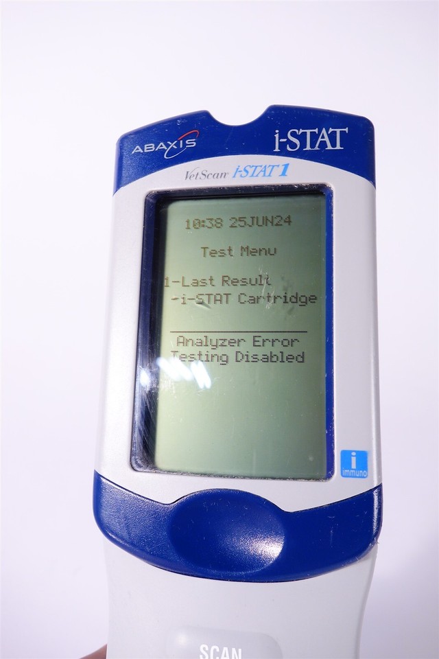 Abaxis I-Stat Vetscan i-Stat1 Working but expired software | eBay