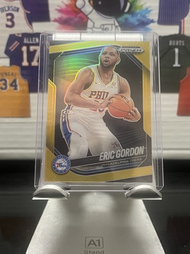 Prizm Black Eric Gordon True Gold Prizm /10 Sixers Ssp | eBay