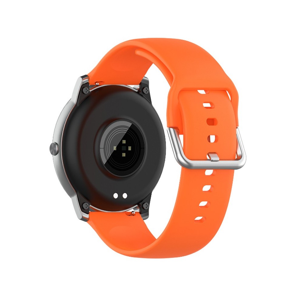 22mm Soft Silicone Quick Release Watch Strap w/Steel Buckle - Fits ...
