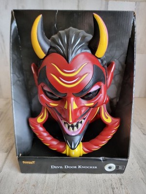 Spirit NEW Devil door knocker Halloween animated scary prop decor | eBay