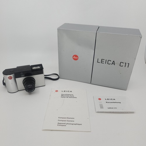 Leica C11 Aps Camera + Box + Manual - Silver - Battery Tested | eBay