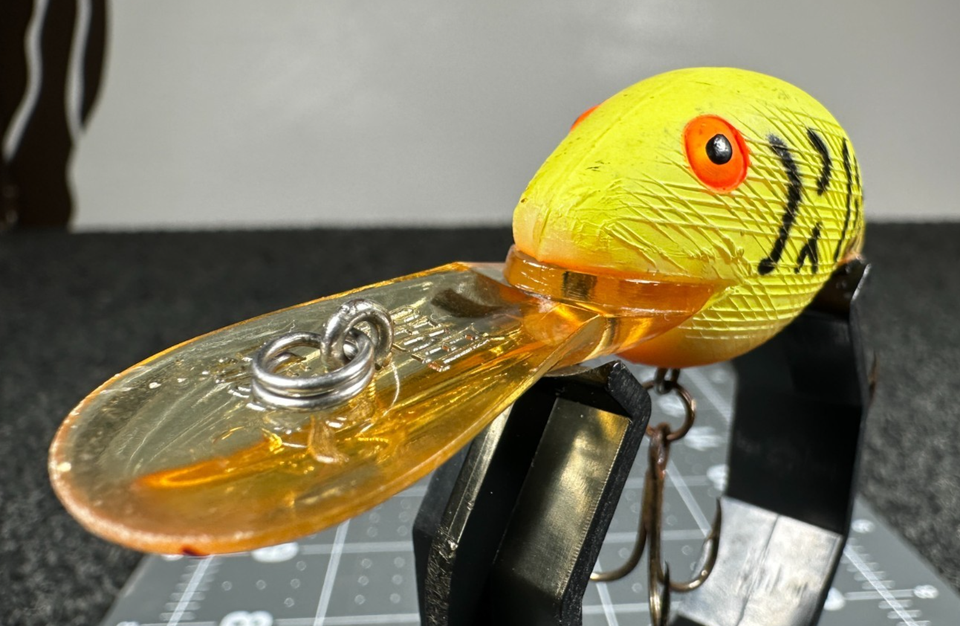Vintage REBEL - DEEP WEE R - YELLOW BODY - Diving Fishing Lure ☆1660 | eBay