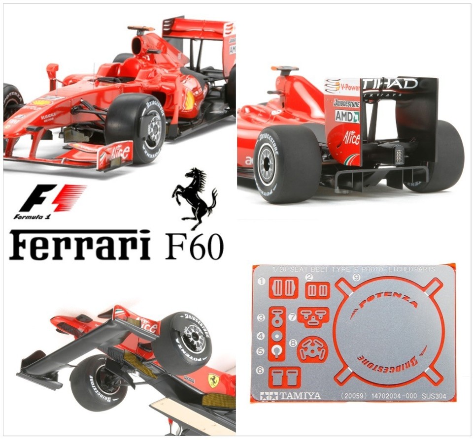 Award Winner Built Tamiya Big 1/20 F1 Formula One Ferrari F60 +PE ...