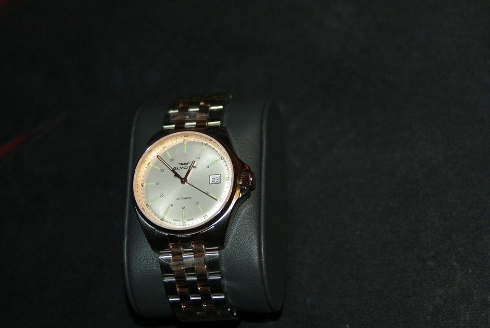 Glycine Combat 6 Classic Automatic Silver Dial Men Watch GL0108 Swiss ...