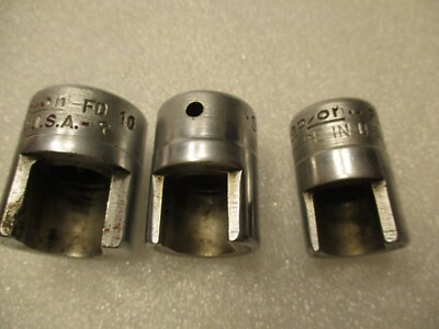 VINTAGE SNAP ON Tools • 3/8” DRIVE Weatherhead Sockets FD-6 • FD-8 • FD ...