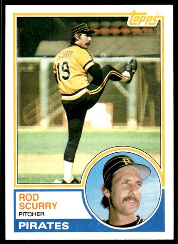 1983 Topps Rod Scurry Pittsburgh Pirates #537 | eBay