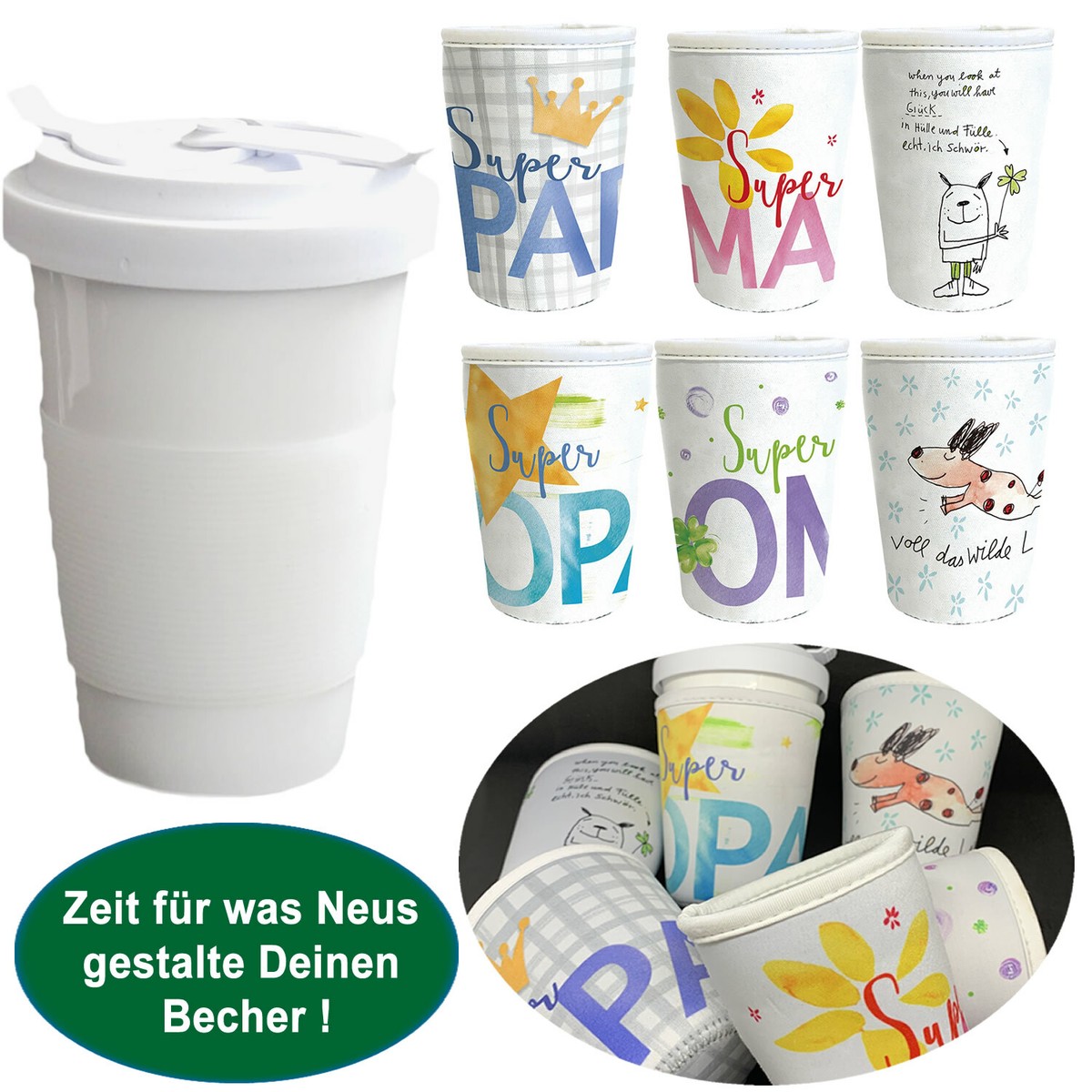 Jungfrau Brückenpfeiler Wachstum coffee to go becher spruch Erdkunde ...