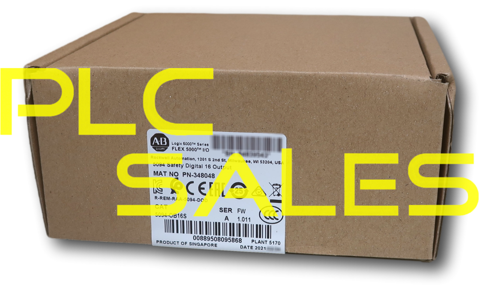 Allen Bradley 5094-OB16S | Flex 5000 DC Output Module - Mfg 2021 ...