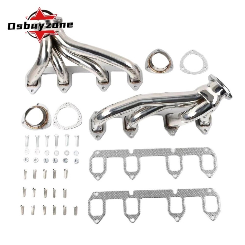 Shorty Hugger Exhaust Headers Kit for Ford Big Block FE 330/360/390/428 ...
