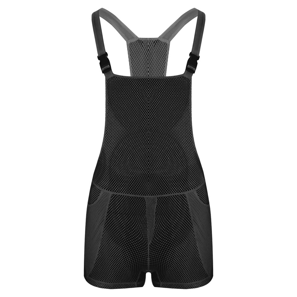 Men's One Piece Fishnet Overall Bodysuit Fishnet Hollow Out Jumpsuit ...