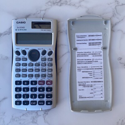 Casio Fx-115MS S-VPAM Scientific Calculator with Case Cover-VGC | eBay