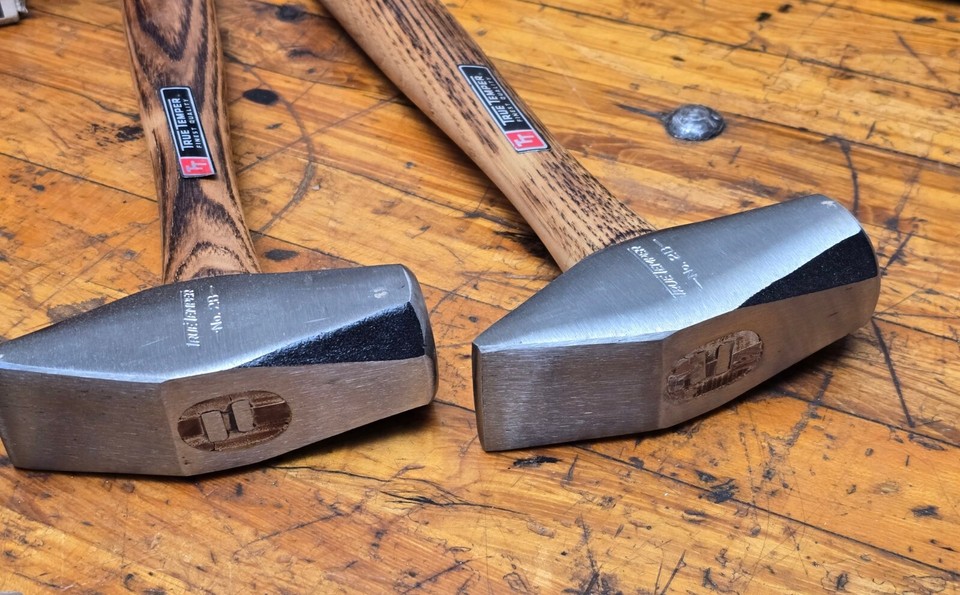 Pair Vintage NOS True Temper No. 2B Blacksmith Hammers NEW with Box | eBay