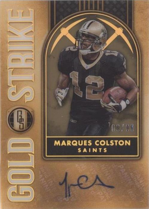 Las mejores ofertas en 2023 Panini Gold Standard Marques Colston #GS-MC ...