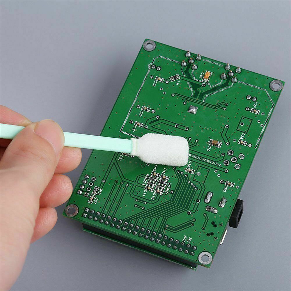 Foam Disposable Stick Cleaning Swab Tool Foam Tip Cleaning Cleanroon ...