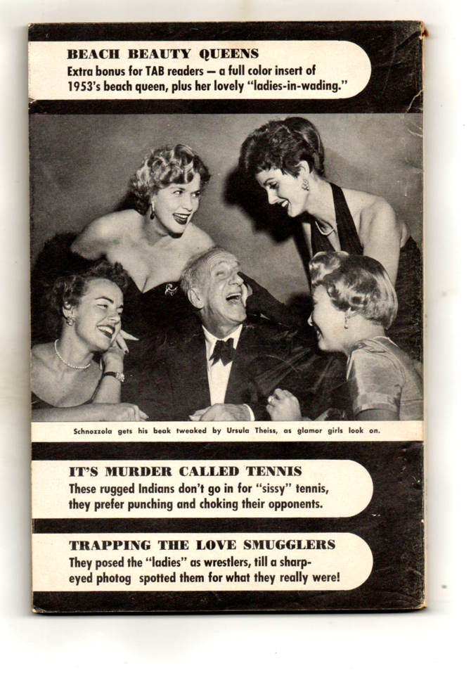 TAB MAGAZINE SEPT. 1953 MARILYN MONROE COVER + 3 PAGES, BETTIE PAGE 2 ...