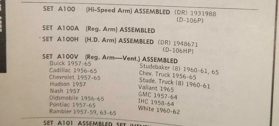 IGNITION POINTS Chevrolet Truck Pontiac GMC Studebaker Truck 1957-1965 ...