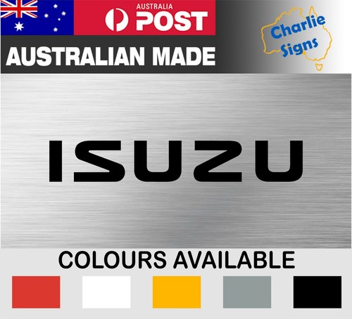 ISUZU Tailgate Decal Sticker 450mm Ute 4X4 Truck Decals Stickers Cut ...