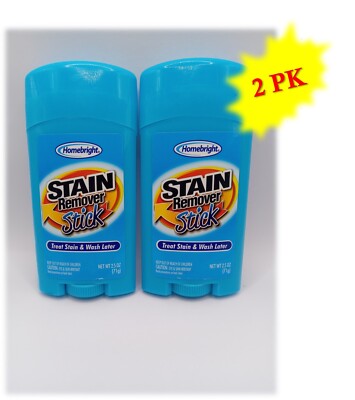 Homebright Stain Remover Stick 2.5 oz - 2 PK | eBay
