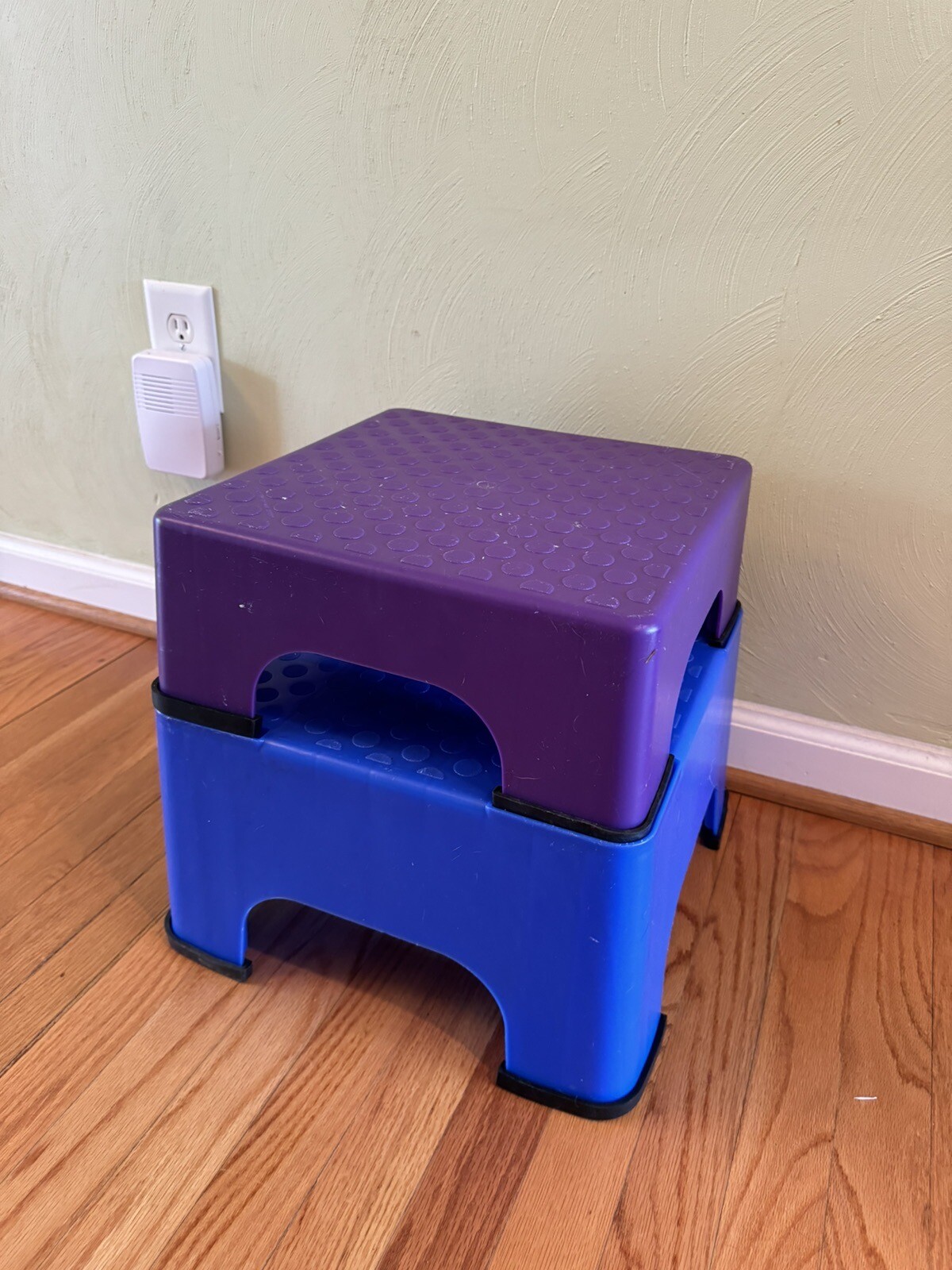 The Firm Fanny Lifter Exercise Steps Purple and Blue Rubber Feet ...