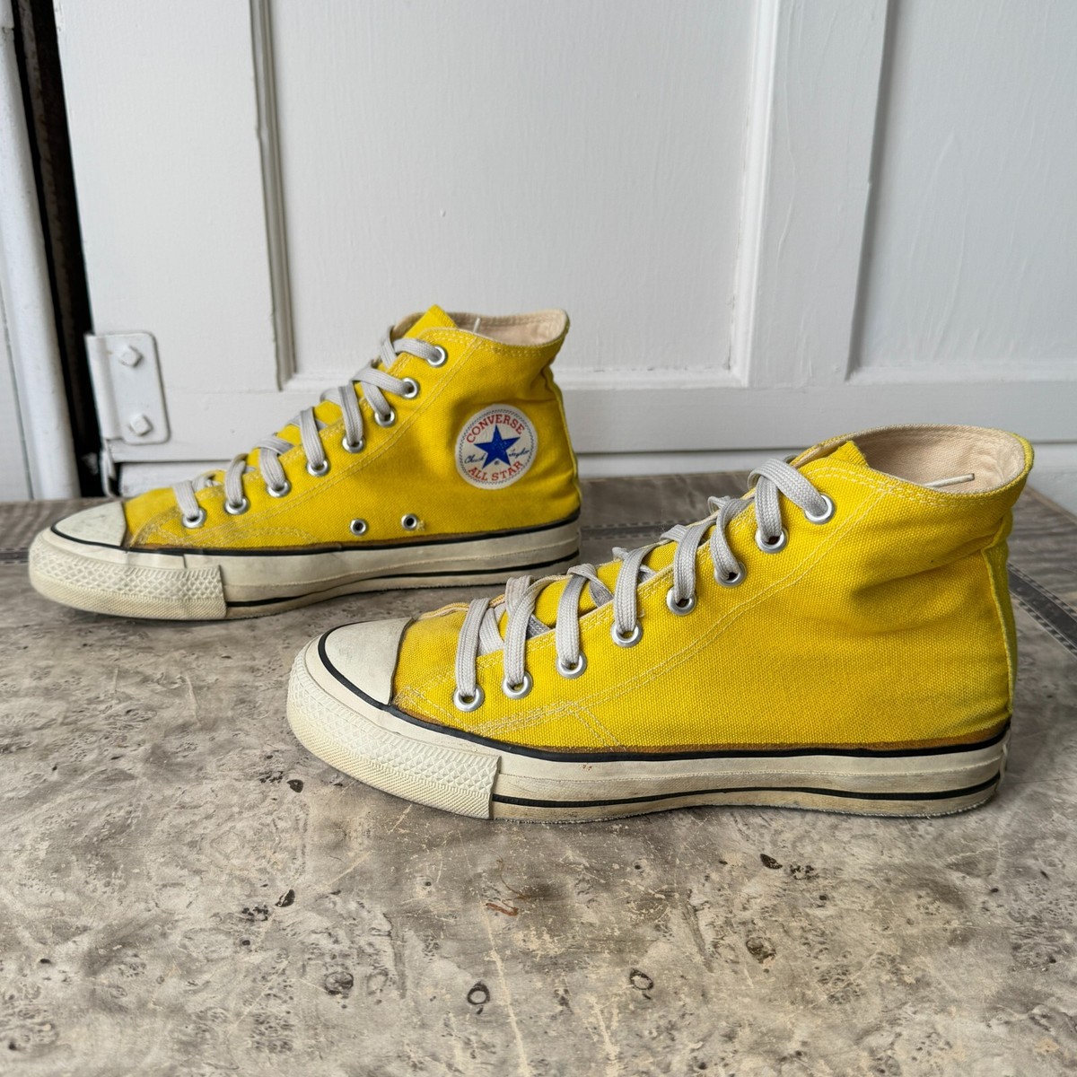 Bright Yellow High Top Converse Converse Chuck Taylor All Star