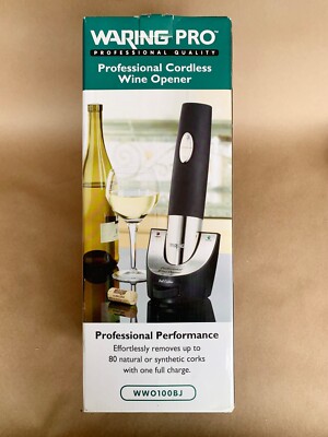 WARING PRO Rechargeable Wine Opener Brand New | eBay