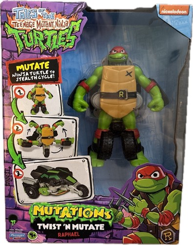 Teenage Mutant Ninja Turtles Raphael Twist 'N' Mutate Vehicle Figure ...