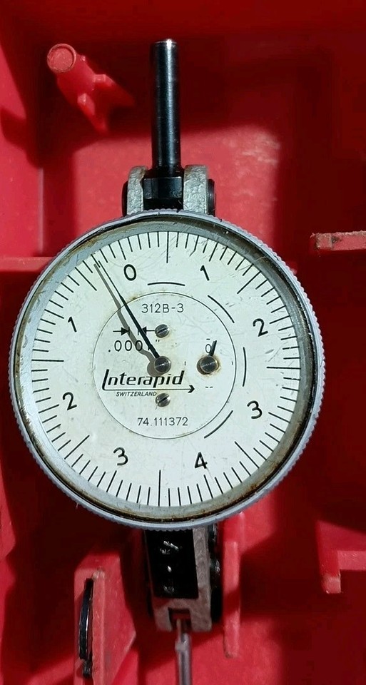 INTERAPID SWISS PRECISION DIAL TEST INDICATOR MODEL 312B-3 | eBay