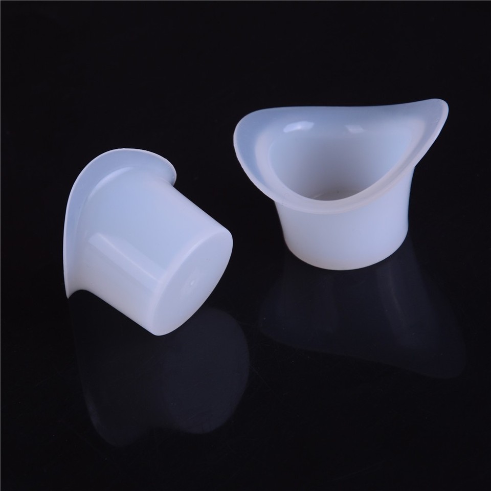 2pcs Silica gel Eye Flush Cups First Aid Wash Bath Plastic CuKN _ke ...