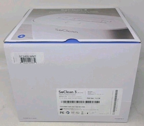 SoClean 3 CPAP/BiPAP Sanitizing Machine White SC1400 No Box for sale ...