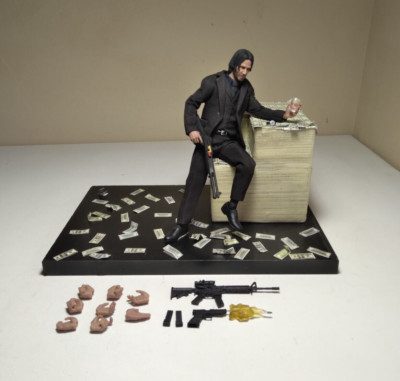 Mezco One:12 Collection JOHN WICK Chapter 2 CUSTOM DIORAMA BASE U.S ...