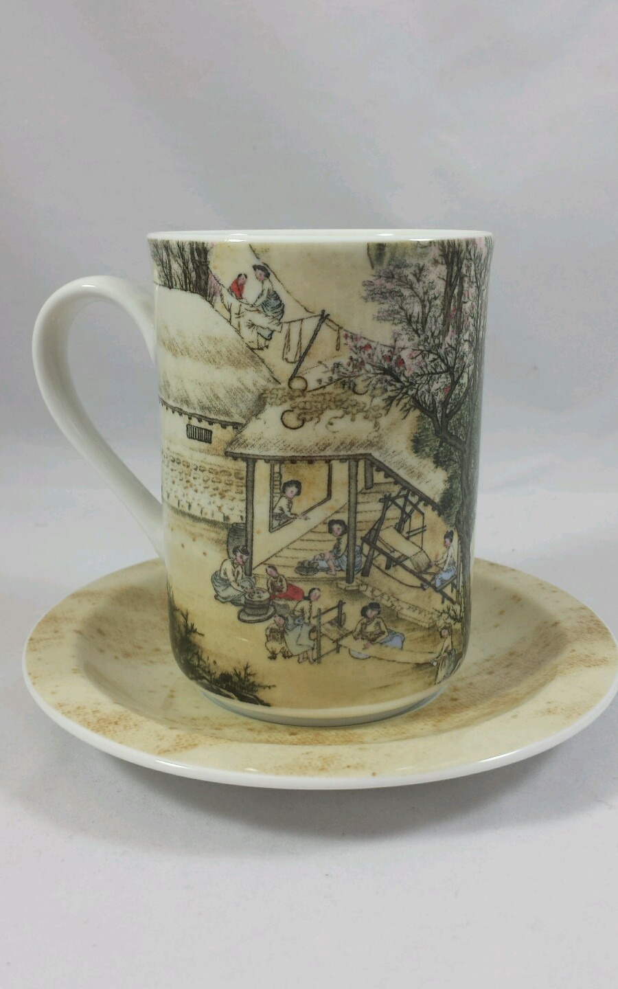 Hankook Fine China 2 Piece Tea Coffee Mug Set Weaving | eBay