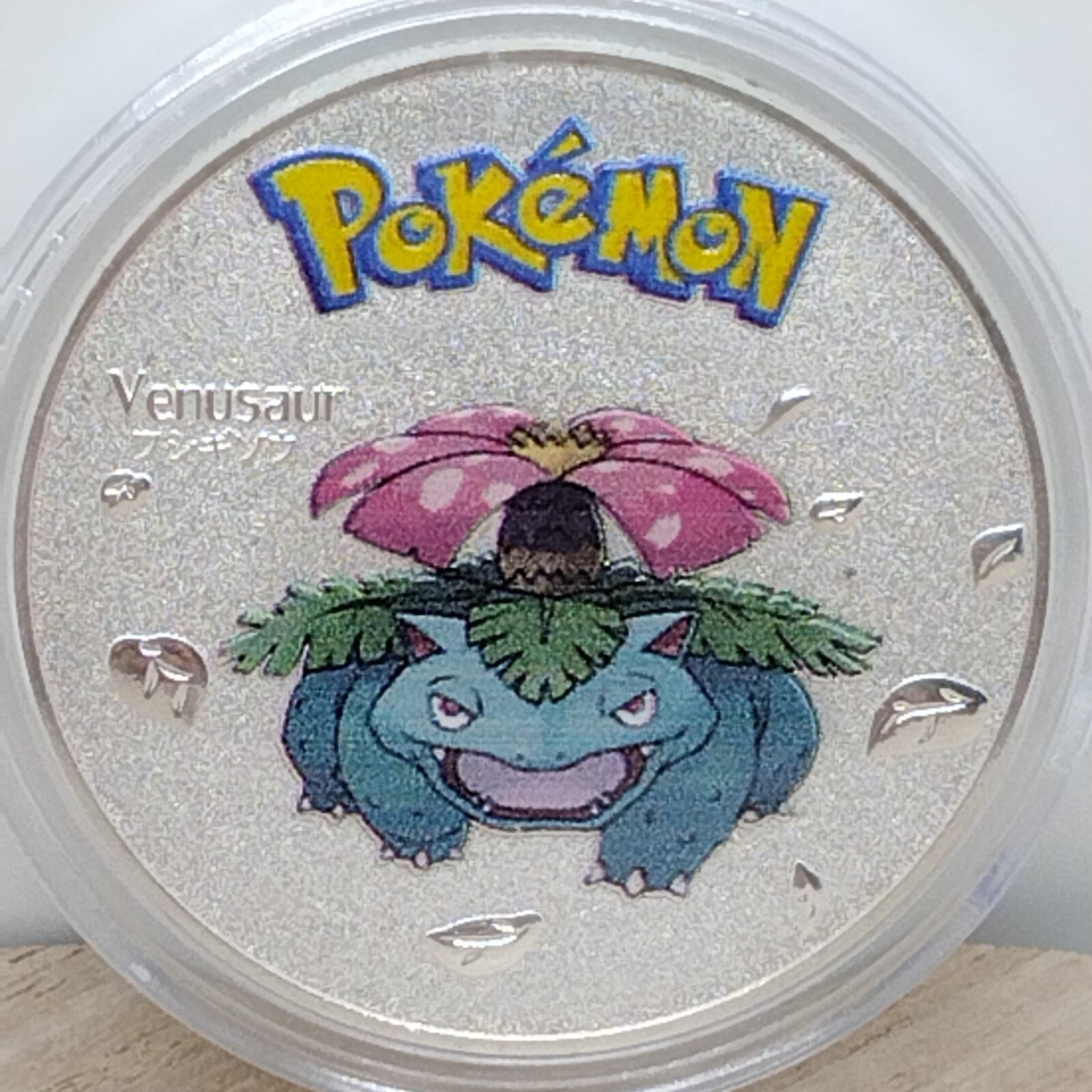 Pokemon Bulbasaur Silver Plated Collectible Coin Souvenir Coin in Case ...