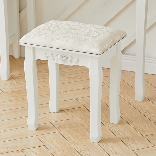 Bedroom Dressing Table Stool Vanity Stool Dresser Chair Padded Seat ...