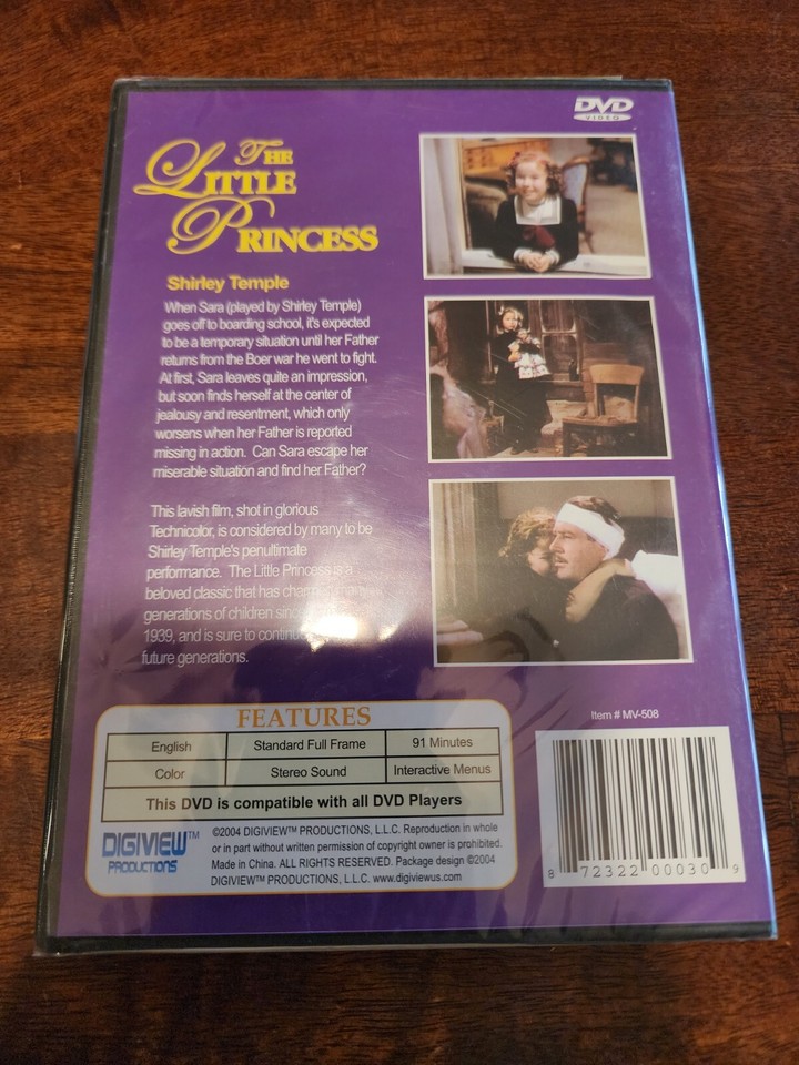 The Little Princess (DVD, 2004) 872322000309| eBay
