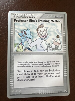 Pokémon TCG Professor Elm's Training Method EX Unseen Forces 89/115 ...