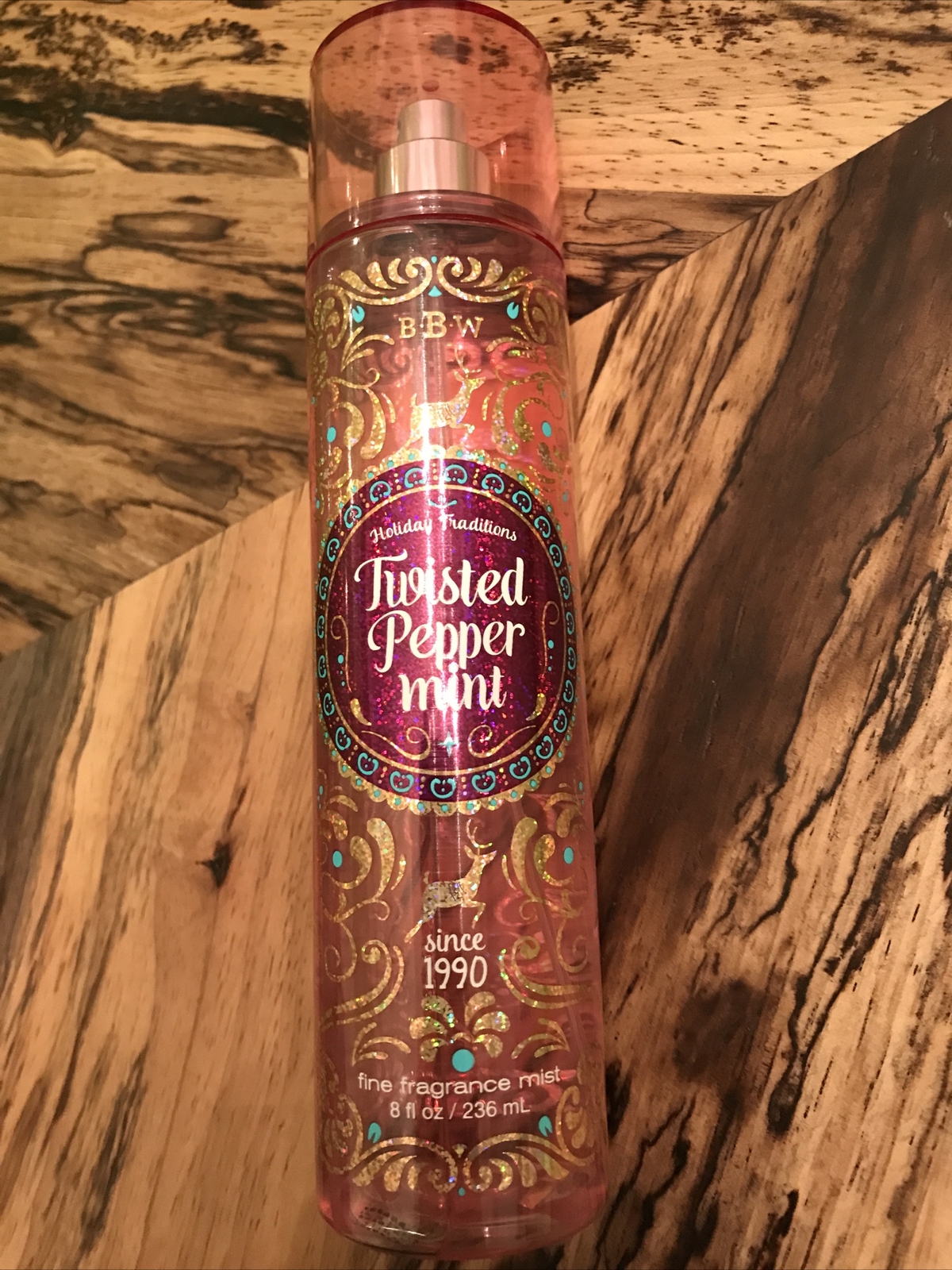 1 NEW BATH & BODY WORKS TWISTED PEPPERMINT FINE FRAGRANCE MIST SPRAY ...