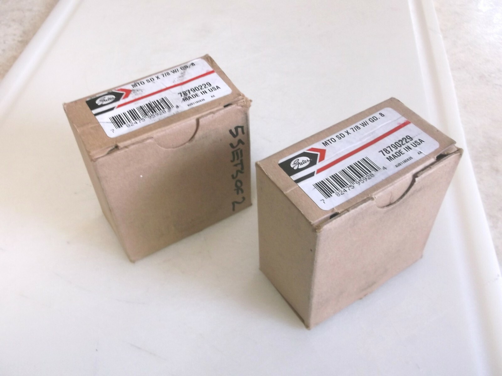 Gates 78790229 Flanged Taper Lock Hub MT0-SD x 7/8" (Pair) NIBox | eBay