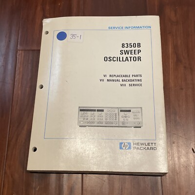 Manuals & Books - Sweep Oscillator