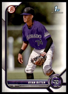 2022 Bowman Draft 1st Edition #BD-136 Ryan Ritter | eBay