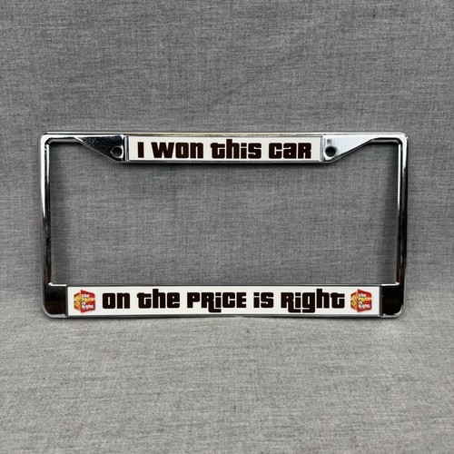 The Price Is Right Winner License Plate Frame Official Contestant Prize ...