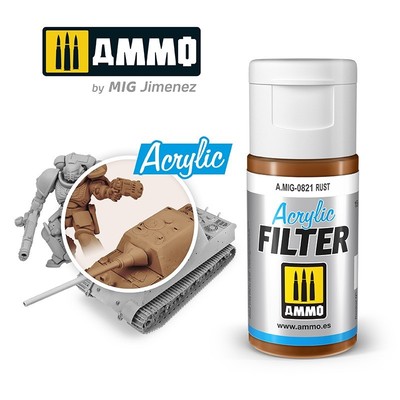 Rust Acrylic Filter A.MIG-0821 (0.5oz) New 8432074008217 | eBay