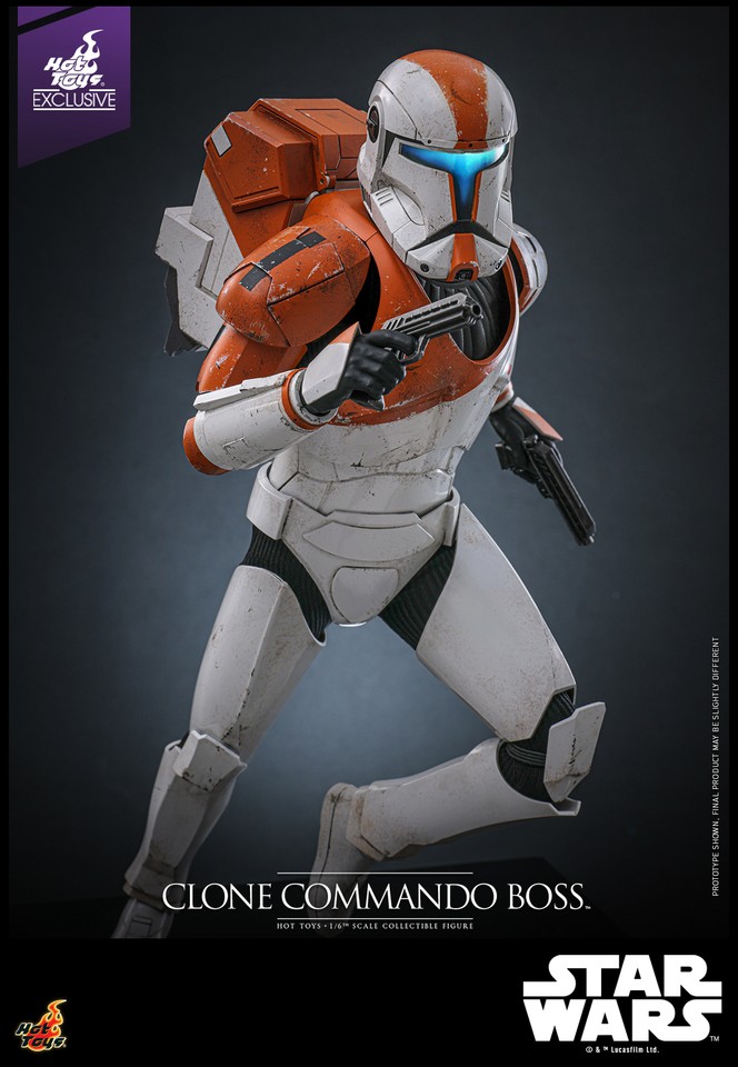 Hot Toys TMS151 Star Wars Clone Commando Boss 1/6 Action Figure In ...
