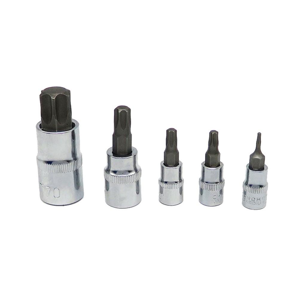 60Pcs Master Torx Socket Set Tamper Proof Security Bits Torx Plus ...