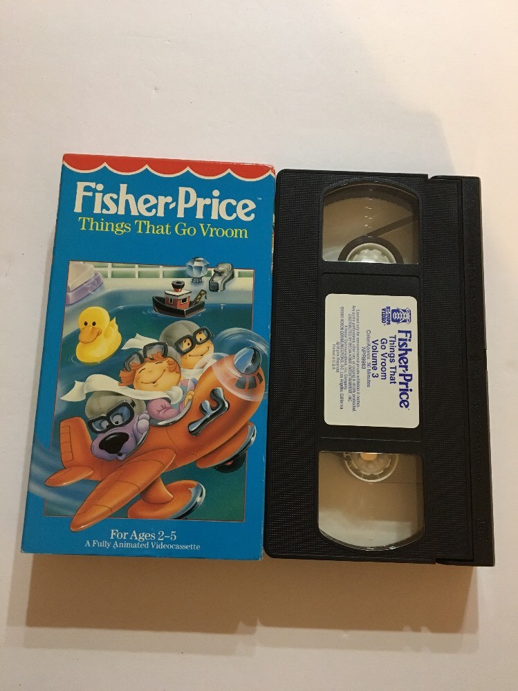 Fisher Price Things That Go Vroom VHS-TESTED-RARE VINTAGE COLLECTIBLE ...